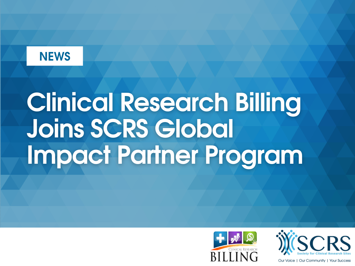 Clinical Research Billing Joins SCRS Global Impact Partner Program ...