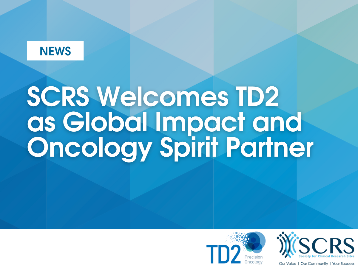 SCRS Welcomes TD2 As Global Impact and Oncology Spirit Partner ...