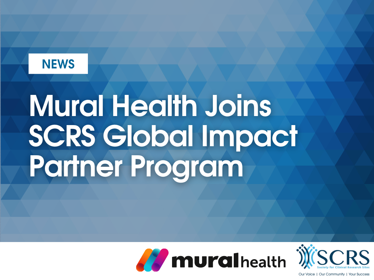 Mural Health Joins SCRS Global Impact Partner Program - Society for ...